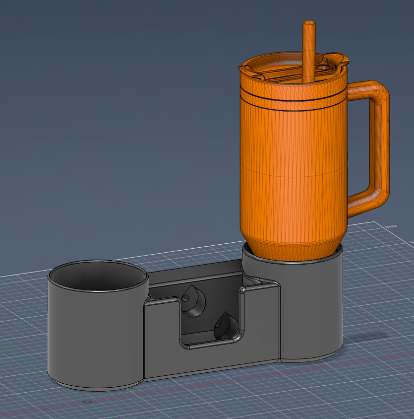 Vertical Surface Twin Cup and Phone Slot – Farm Sip Supreme